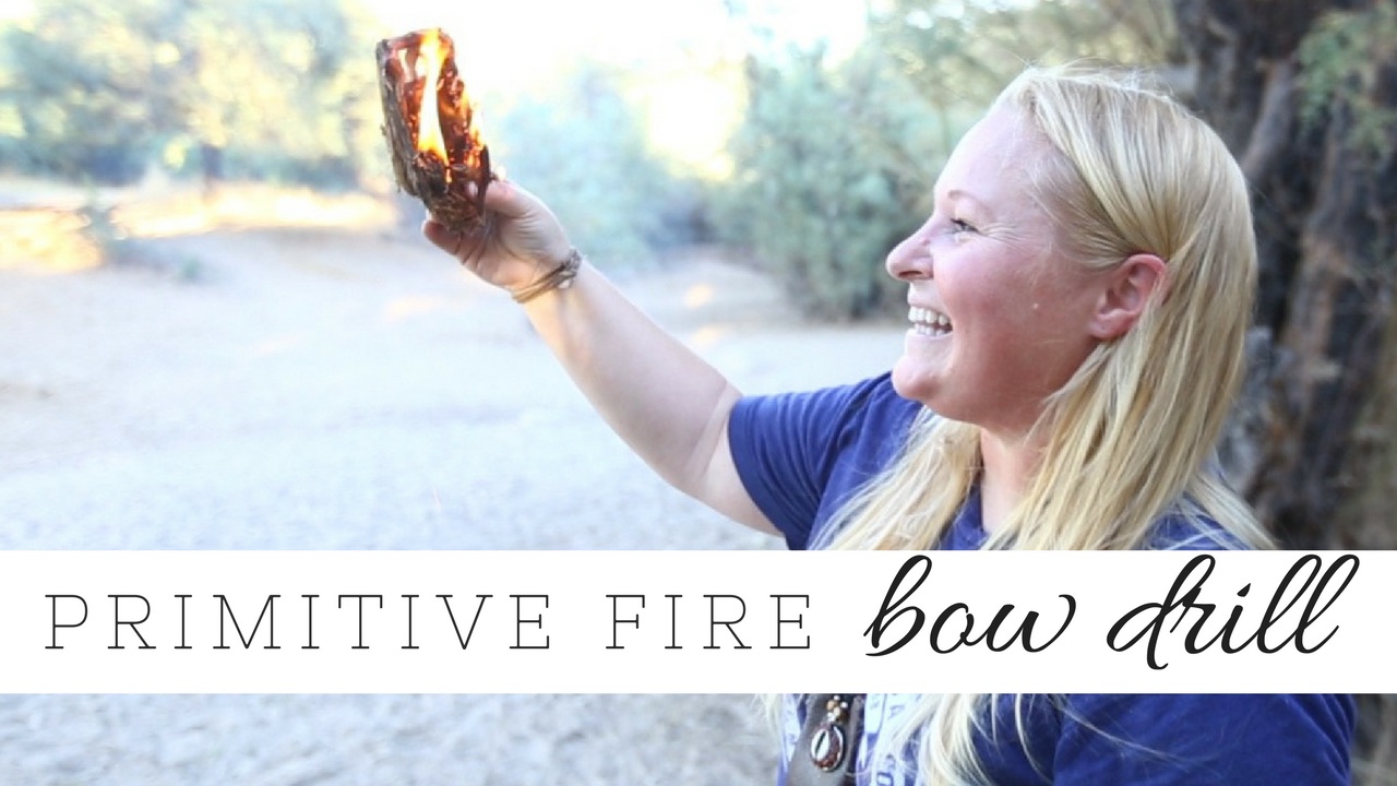 How to Make A Primitive Fire Using a Bow Drill | The Anasazi Way